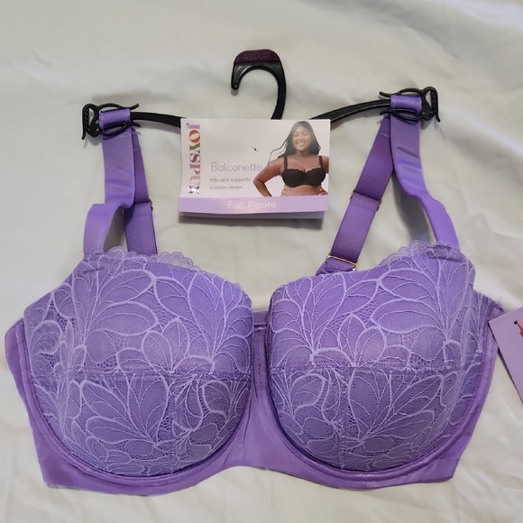 Joyspun | Intimates & Sleepwear | Purple Fullcoverage Balconette Bra ...